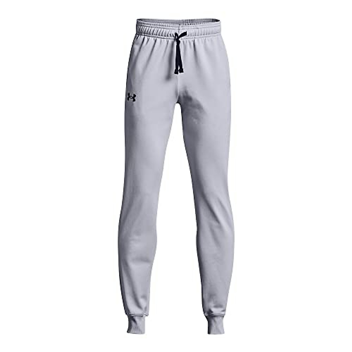 Under Armour Boys Brawler 2.0 Tapered Pants , Mod Gray (011)/White , Medium