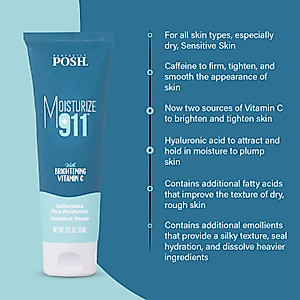 Perfectly Posh MOISTURIZE 911 Caffeinated Face Creme, 3 fl. oz.
