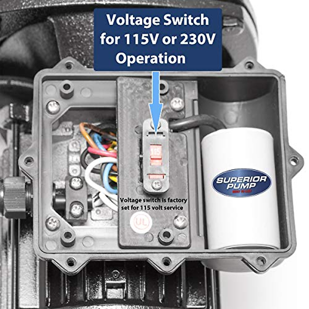 Superior Pump 94753 3/4 HP Cast Iron Shallow Jet Pump Kit, 3/4HP, Black