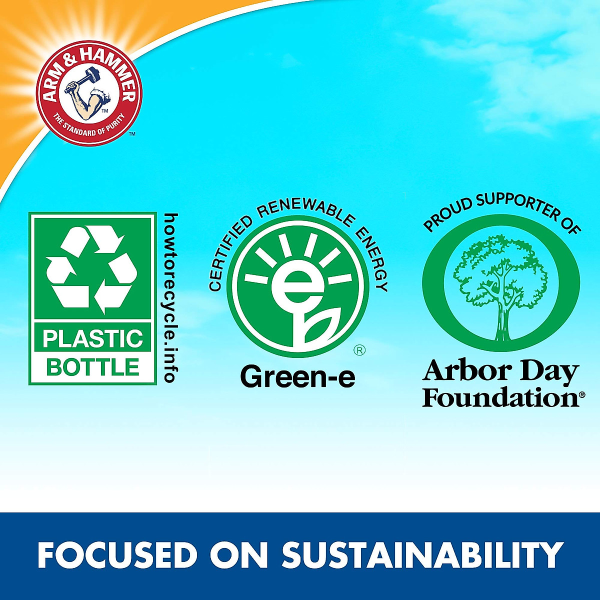 Arm & Hammer Liquid Laundry Detergent Plus OxiClean, Fresh Scent, 70 loads