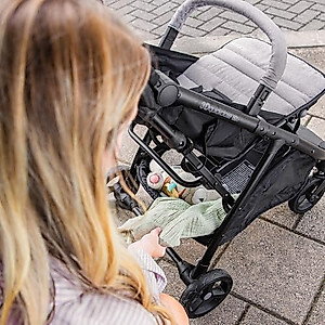 Summer by Ingenuity 3Dquickclose CS+ Compact Fold Stroller, Car-Seat Compatible, Lightweight Stroller with Oversized Canopy, Extra-Large Storage