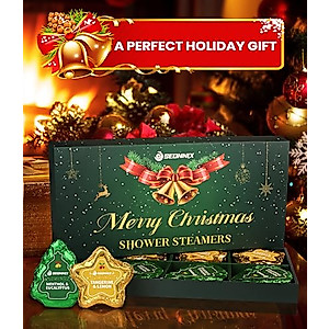 SEONNIX Shower Steamers Aromatherapy - 8 Pack Shower Bombs Christmas Gifts Stocking Stuffers for Women and Men, Stress Relief & Luxury Self Care, Gifts for Women Who Has Everything