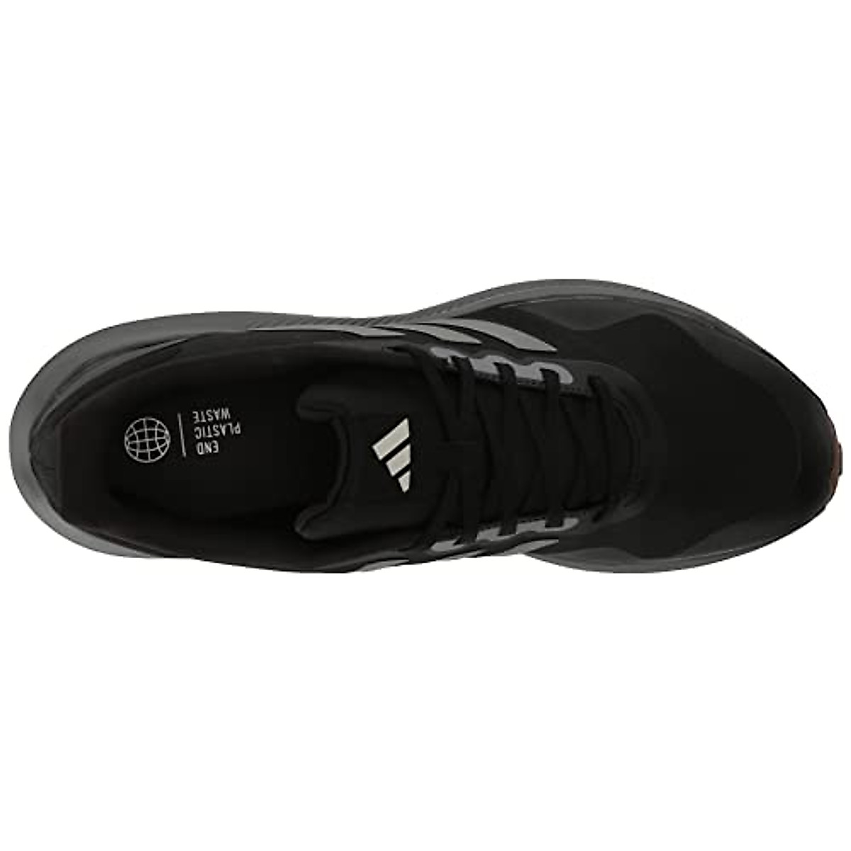 adidas Men's Runfalcon 3.0 Running Shoe, Black/Grey/Carbon, 9.5