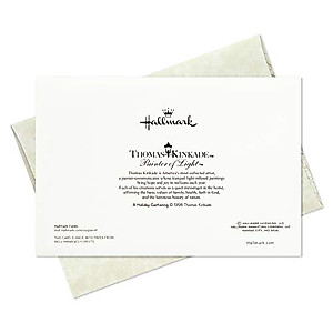 Hallmark Thomas Kinkade Boxed Christmas Cards Assortment, Snowy Scenes (3 Designs, 24 Christmas Cards with Envelopes)