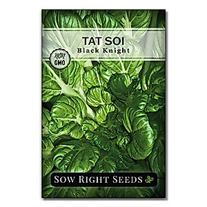 Sow Right Seeds - Large Greens Seed Collection for Planting - Spinach, Arugula, Kale, Lettuce, Tat SOI, Pak Choi, Mustard Greens and Swiss Chard - Non-GMO Heirloom Seeds to Plant & Grow a Home Garden