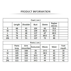 DUOFIER Mens Lightweight Soft and Durable Tracksuits and Sweatsuits, Gray-M