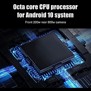 Qinlorgo Tablet PC, Tablet 8 Inch 1960x1080 IPS Blue Screen Octa Core CPU Processor for Home Travel (US Plug)