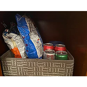 Elle Decor Heavy Duty-Adjustable 12 Grid Dresser Drawer and Closet Organizer- Ideal for Bedroom and Living Room- Storage Cube for Clothes and Accessories