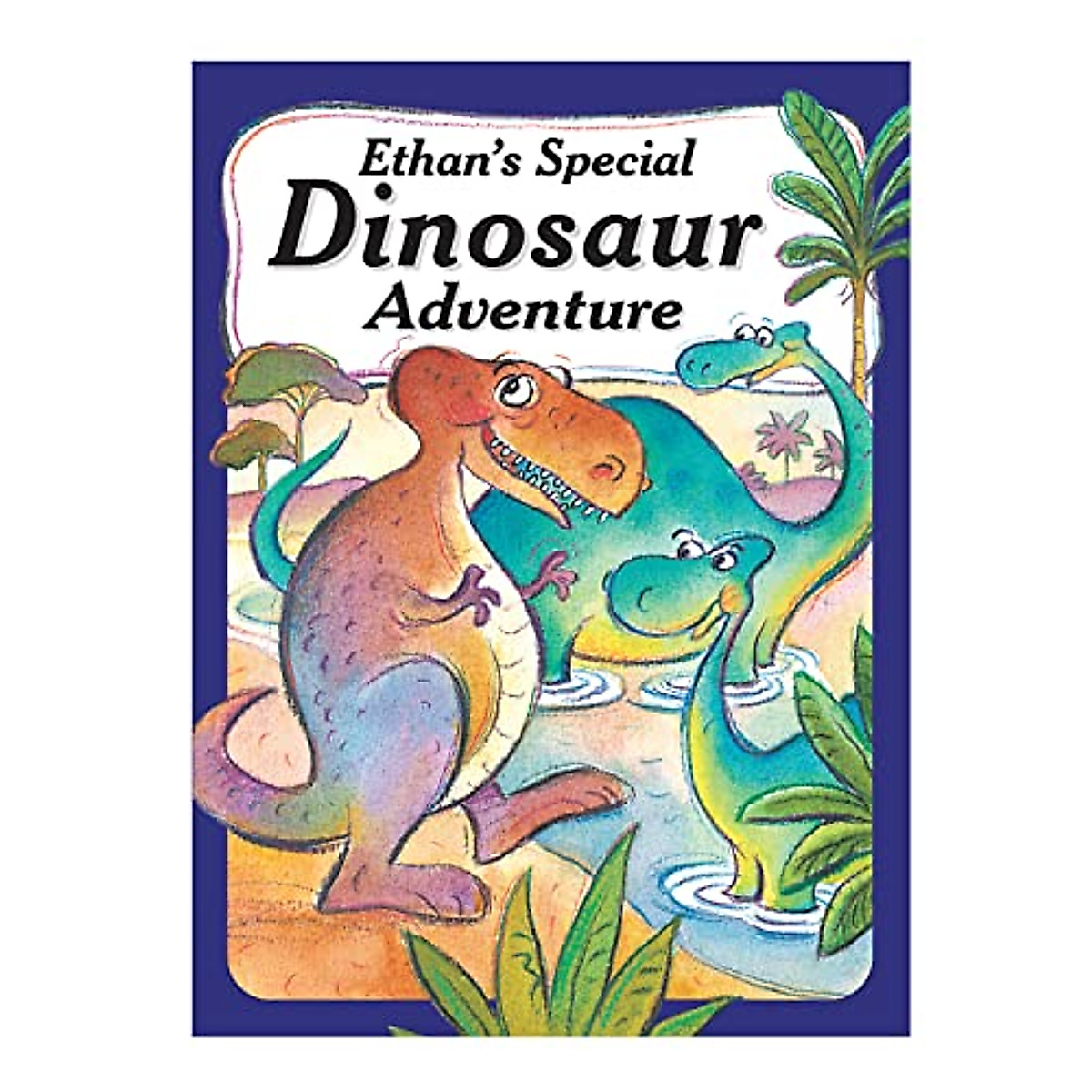 Personalized Dinosaur Adventure Book (Standard Softback)