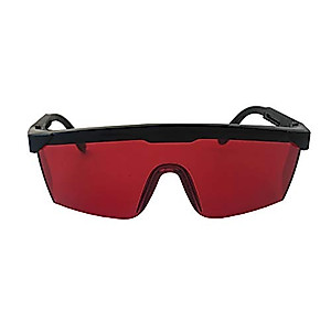 Laser Light Safety Glasses Eye Protection Goggles Laser Protection Glasses Goggles OD 4+ Red Color For Typical 200~540nm Blue Violet Green Laser Engraving Cutting Machine