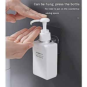 ZQSM New Shower Gel Bottle Rack Hook,Drill Free Transparent and Traceless O Ring Hooks,Shower Gel Bottle Rack Hook Bracket，Multifunctional Round Hook self Adhesive Wall Mounted (20PCS)