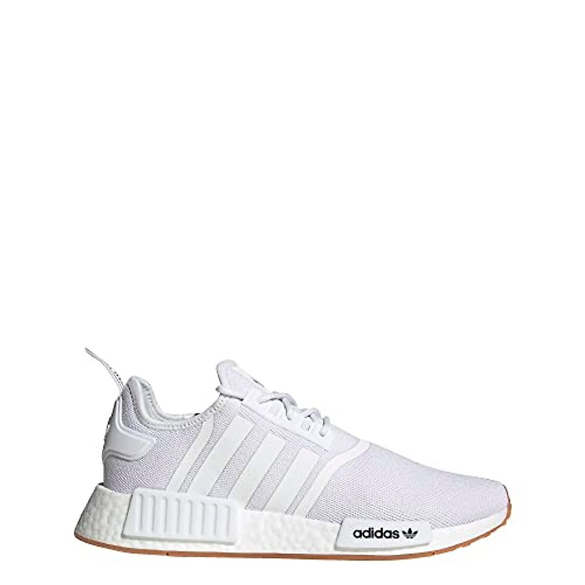 adidas Originals mens Nmd_r1 Sneaker, White/White/Gum, 10.5 US