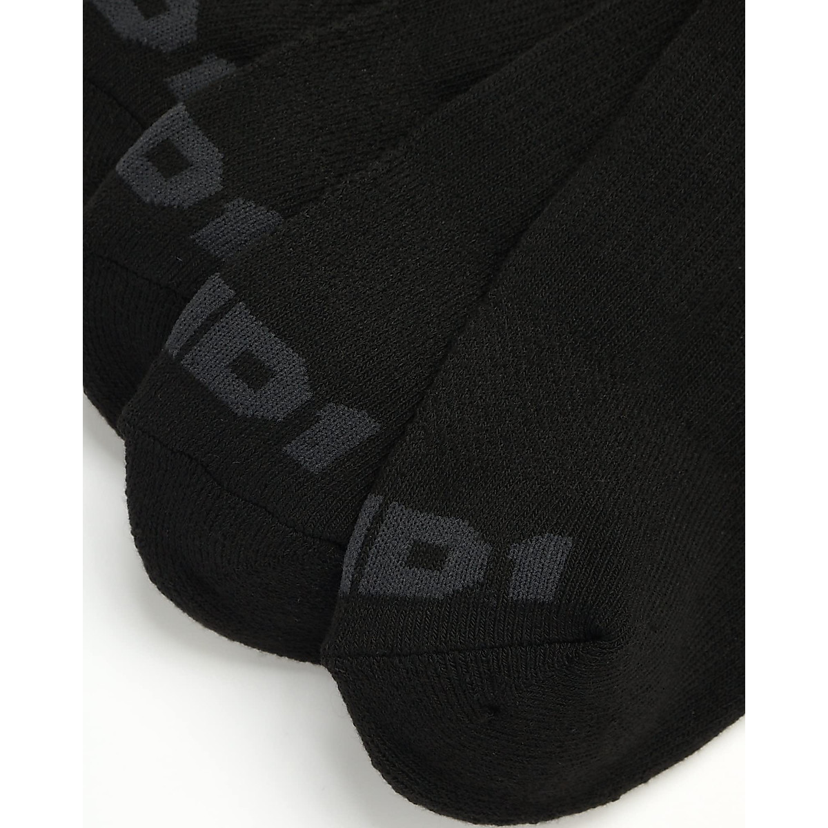 AND1 Men's Socks - Athletic Cushion Quarter Cut Ankle Socks (12 Pack), Size 6-12.5, Black