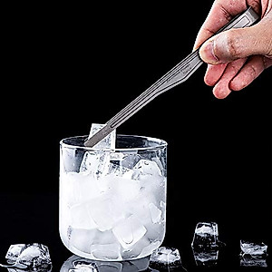 Boundless Voyage 6.7/10 inch Titanium Ultralight Grill BBQ Tongs Multipurpose Tweezer for Kitchen Food Tongs Buffet Salad Steak Clip Grill Accessories Anti-scalding (Ti1563B - (6.7inches))