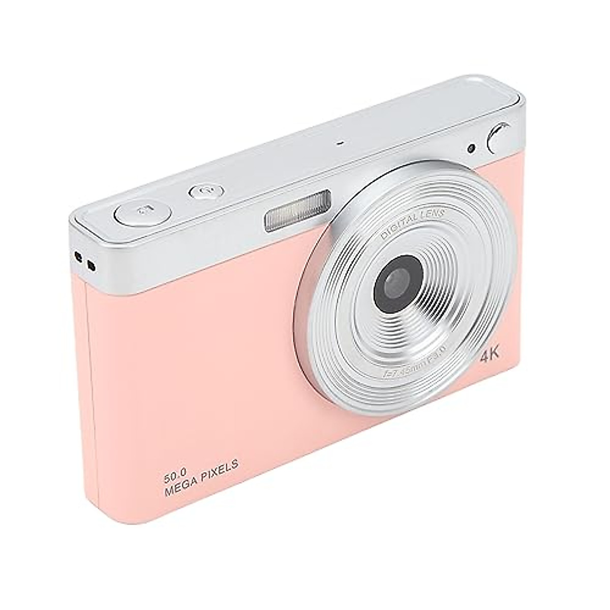 Digital Camera, HD Digital Camera Built in Fill Light 16X Zoom Antishaking Plastic for Outdoor (Pink)