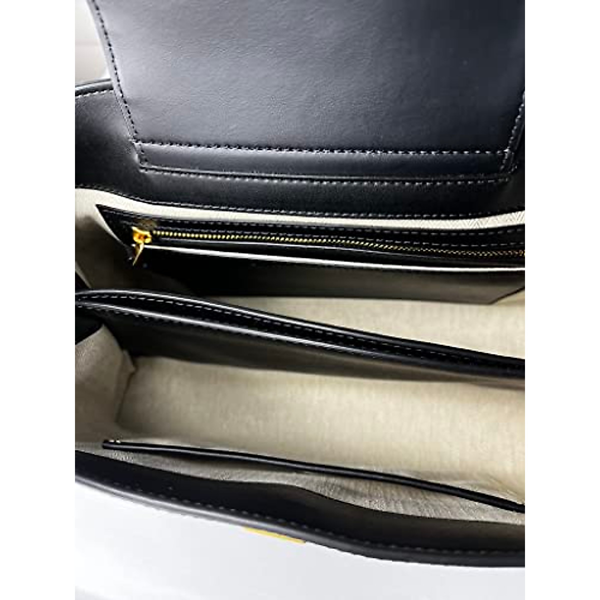 Tory Burch Britten Embossed Small Satchel/Crossbody Bag 141043 Black 001