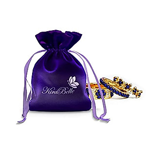 KiraBelle Matching Mommy and Me Satin Bonnet Set w/Travel Bag (Purple) Christmas, Easter, Birthday, Mother's Day