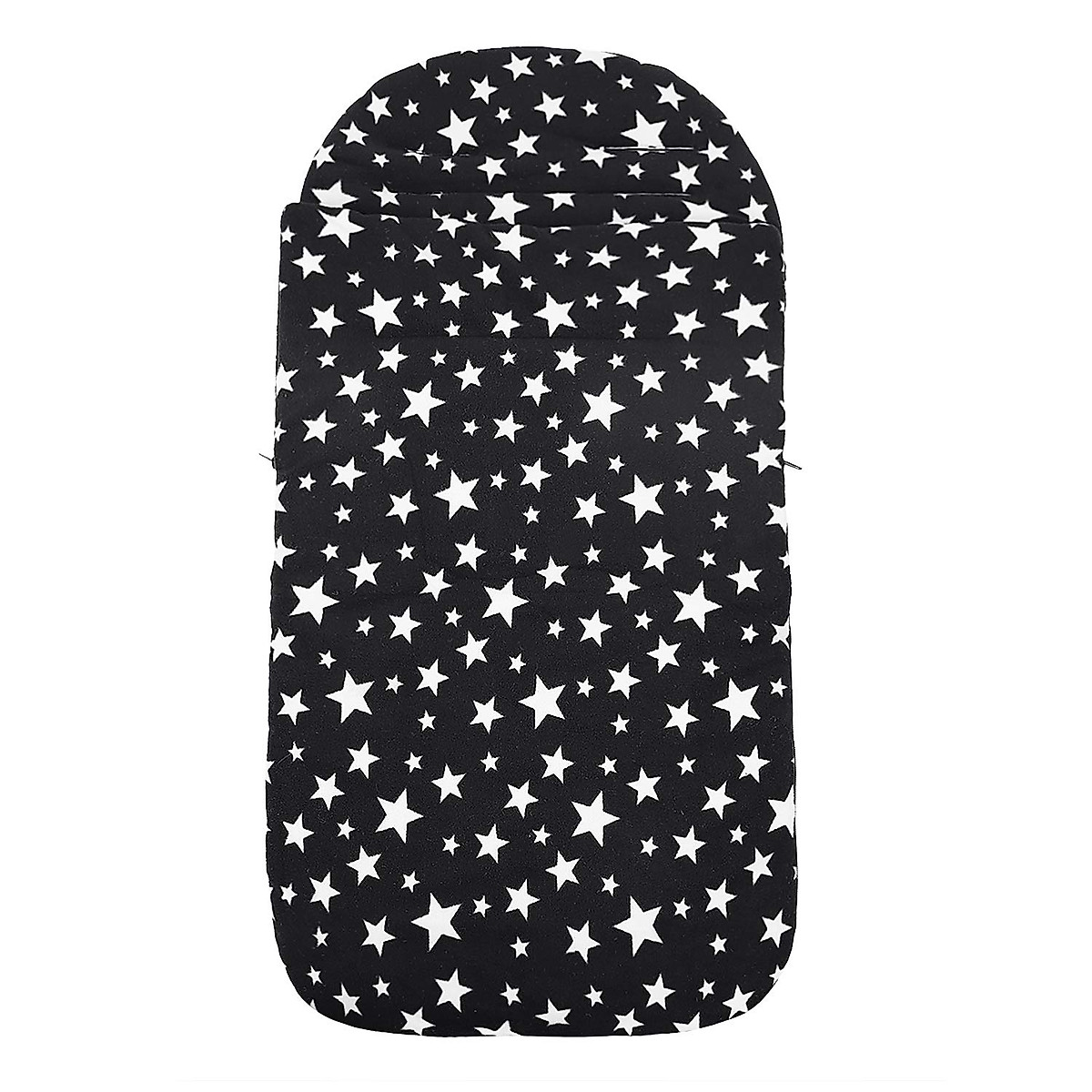 Winter Warm Bunting Bags Universal Baby Infant Stroller Sleeping Bag Windproof Thermal Thick Fleece Lining Toddler Footmuff Anti-Kicking Sleeping Nest Stroller Blanket Cover 0-3 Yrs (Black Stars)