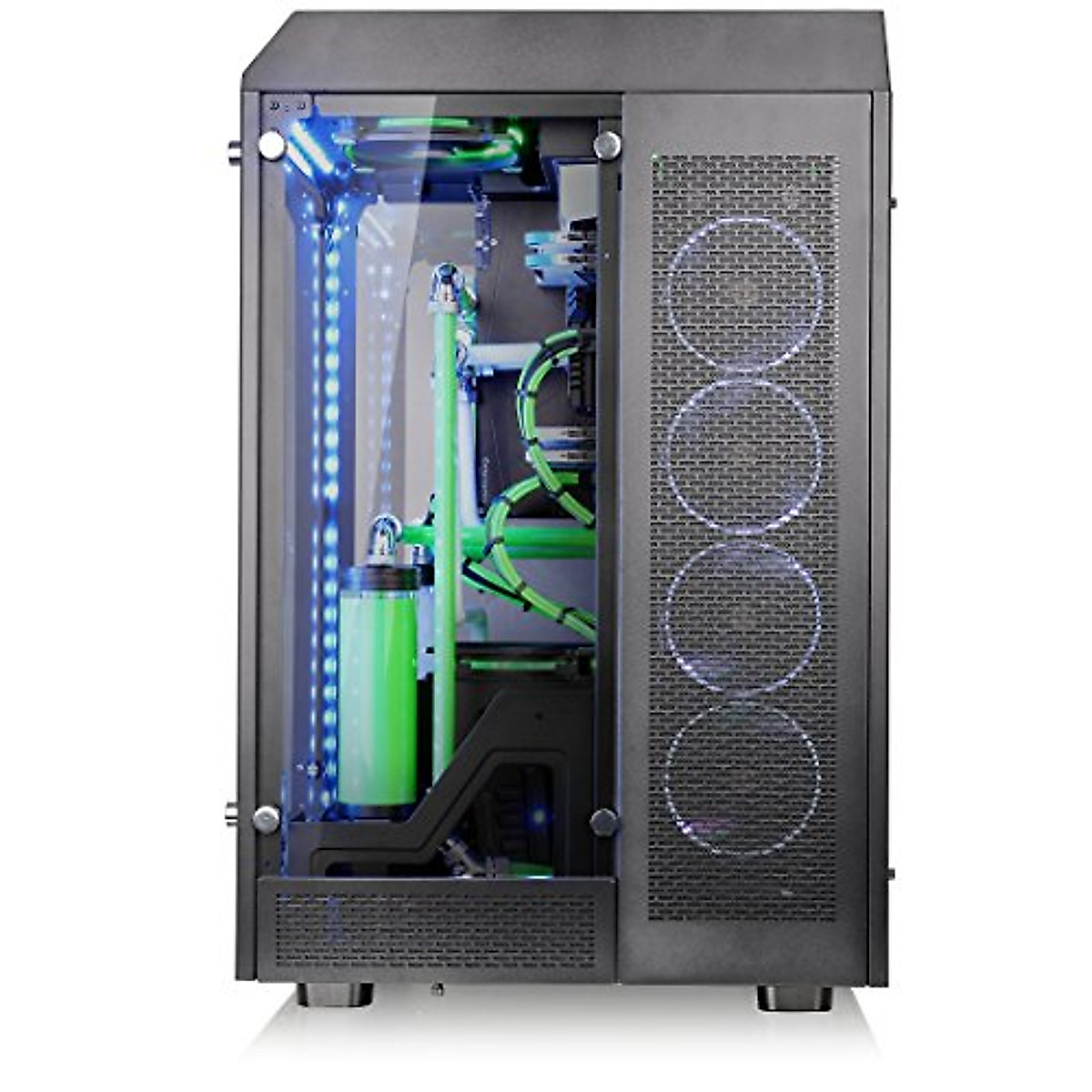 Thermaltake Tower 900 Black Edition Tempered Glass Fully Modular E-ATX Vertical Super Tower Computer Chassis CA-1H1-00F1WN-00