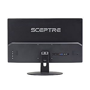 Sceptre 24" Professional Thin 75Hz 1080p LED Monitor 2x HDMI VGA Build-in Speakers, Machine Black (E248W-19203R Series)