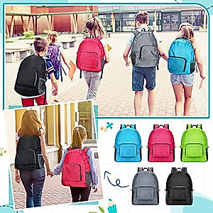 Eccliy 50 Pack Backpacks in Bulk 17 Inches Back Pack for Boys Girls Basic Backpack Lightweight Student Outdoor Travel School Bookbags (5 Colors)