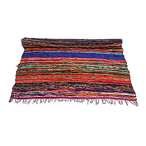 Braided Chindi Rug, Rag Rug, Area Rug, Carpet Rug, Runner Rug 3x5 Foot, 4x6 Foot, 5x7 Foot, Living Room Rug (3x5 Foot)