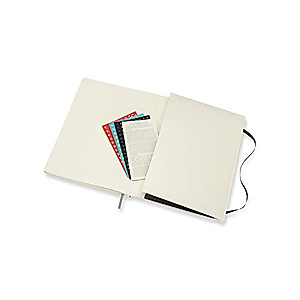 Moleskine Classic 18 Month 2021-2022 Weekly Planner, Soft Cover, XL (7.5" x 9.75"), Black