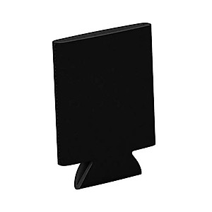 TahoeBay 12 Neoprene Can Sleeves for Standard 12 Ounce Cans Blank Beer Coolers (Black, 12)
