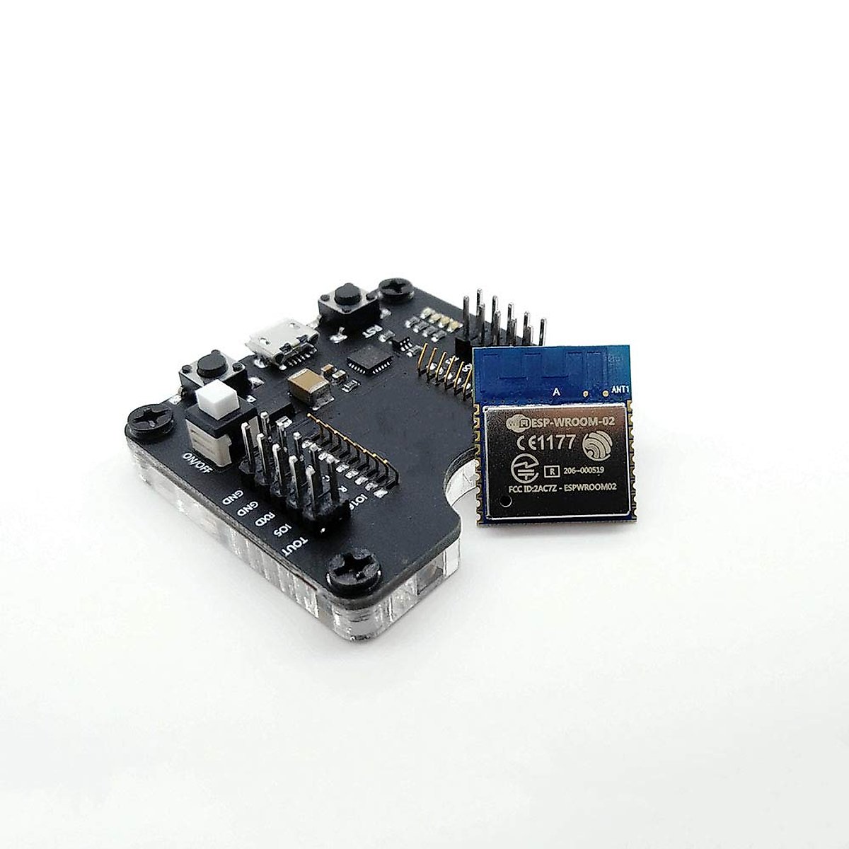 Taidacent ESP8266 Test Stand Burner One-Click Download Support ESP-WROOM-02/02D/02U Hardware Burn in Test Electrical Test Fixtures