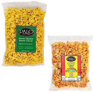 Palo Popcorn Gourmet Cheddar Cheese Popcorn Snacks, Gluten Free, Pick 6 Custom Variety Pack, 5.0-7.0 ounce bags (Pack of 6)
