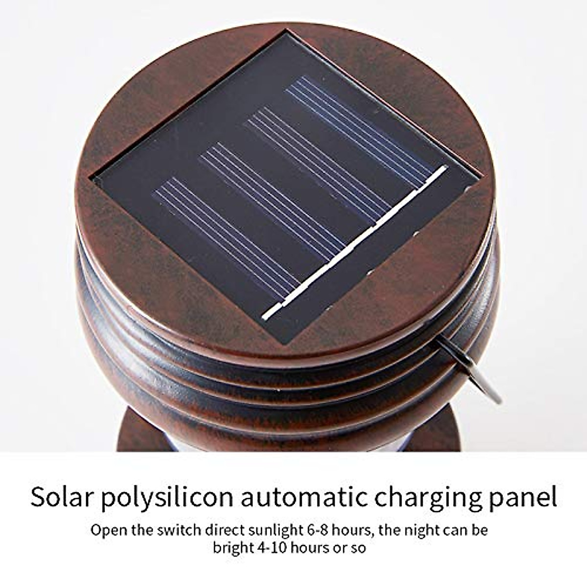 Upgraded Led Vintage Solar Lantern, Realistic Flicker Flame Outdoor Hanging Garden Lights Solar Powered Camping Night Lights Landscape Decorative for Yard Patio Terrace Lawn, 2 Pack