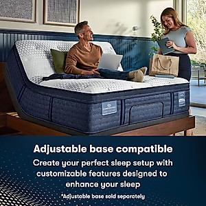 Serta iComfortPro - Kingston 14" Firm Queen Latex Foam Mattress - Cooling System, 5 Support Zones, and Responsive Latex Foam - 100 Night Trial and CertiPUR-US Certified