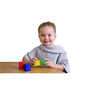 Didax - DD211255 Jumbo Unifix Cubes, Multicolor, Large (Set of 20)