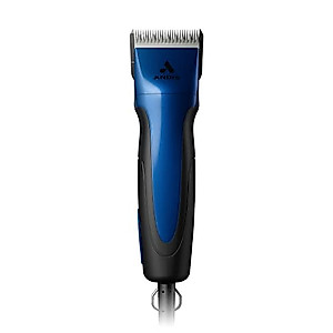 Andis Excel Pro-Animal 5-Speed Detachable Blade Clipper Kit - Professional Animal/Dog Grooming, Blue, SMC (65290)