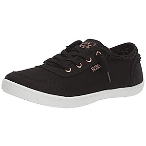 Skechers womens Bobs B Cute Sneaker, Black, 8.5 US