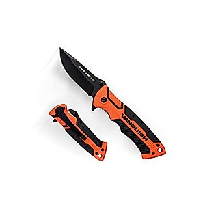 VANQUISH Folding Pocket Knife Combo with 50CR Stainless Steel Blade, EDC Knife for Hunting, Camping and Adventure (6057)