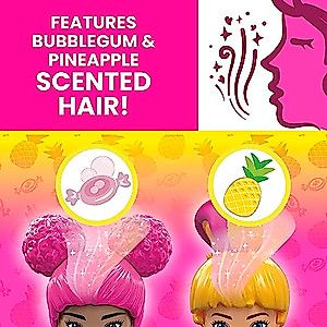 MEGA Barbie Color Reveal Building Toy Playset For Kids, Train N Wash Pets With 152 Pieces, 15 Surprises, Accessories and 6 Pets