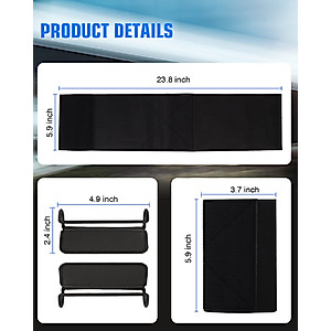 WONNIE Upgrade Tablet Holder for Car, Car Headrest Mount Holder for Back Seat, Car Tablet Mount for Kids with Silicone Strap & Anti-Slip Holding Clamps, Fits All 10-12.9" Tablets