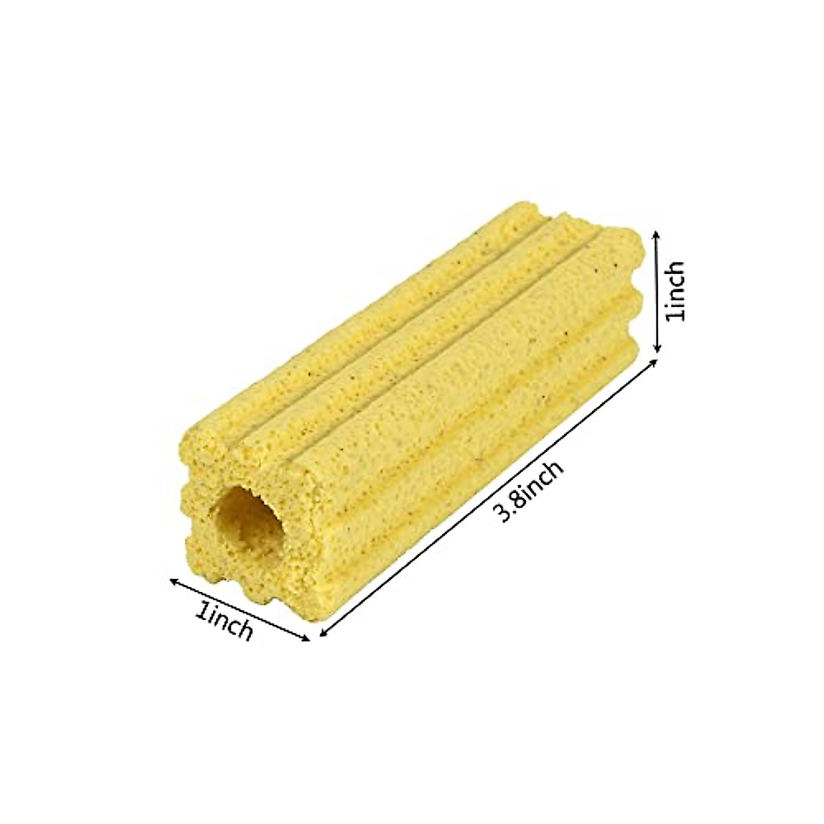 AFACYGN 108pcs 3.8 Inch Aquarium Ceramic Bio Filter Media,Ceramic Bio Media Blocks for Fish Tank and Koi Pond (Small Block 108pcs)