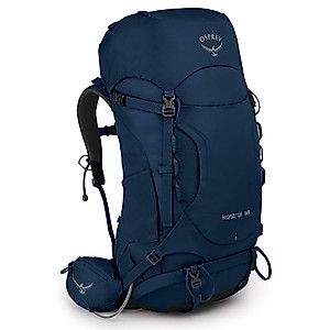 Osprey Kestrel 38 Men's Backpacking Backpack, Loch Blue, Medium/Large