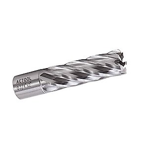 ACTOOL 3/4" Diameter × 2" Depth of Cut HSS ANNULAR Cutter with 3/4'' Weldon Shank