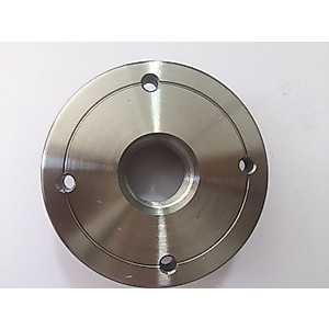 Steel Face Plate 1"-8 Threaded for Wood Lathe Turning (3")