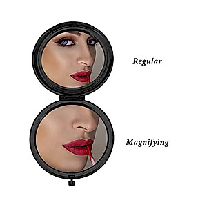 Valentines Day Gifts for Her Girlfriend Wife Compact Makeup Mirror Christmas Stocking Stuffers for Teen Girls Birthday Gifts for Women Daughter Mom Female Friends Sisters Gifts for Sister Graduation