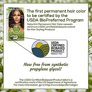 Naturtint Permanent Hair Color 4N Natural Chestnut (Pack of 1), Ammonia Free, Vegan, Cruelty Free, up to 100% Gray Coverage, Long Lasting Results