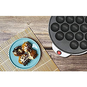 Takoyaki Maker by StarBlue with FREE Takoyaki picks - Easy and Simple to operate electric machine to make Japanese Takoyaki Octopus Ball AC 120V 50/60Hz 650W