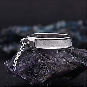 Shopular Anime Komaeda Ring S925 Sterling Silver Rings Jewelry Props Daily Cosplay Costumes Gift