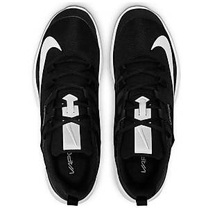 Nike Men's Hard Court Tennis Shoes, Black White, 42.5 EU