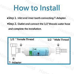 Toilet Bidet Seat Water Filter for Electronic Bidet Seats Filtration Threads Lasts Up to 6 Months