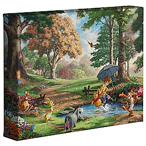 Thomas Kinkade Studios Disney Winnie the Pooh I 8" x 10" Gallery Wrapped Canvas
