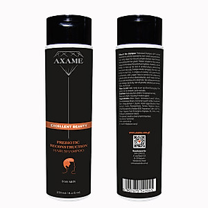 Prebiotic Repair Hair Treatment Shampoo for Men with Patchouli Cardamom Cedar Pepper Essential Oils 8.5 fl oz | 250 ml